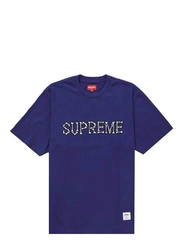 Supreme Bones Short Sleeve Top - Dark Royal