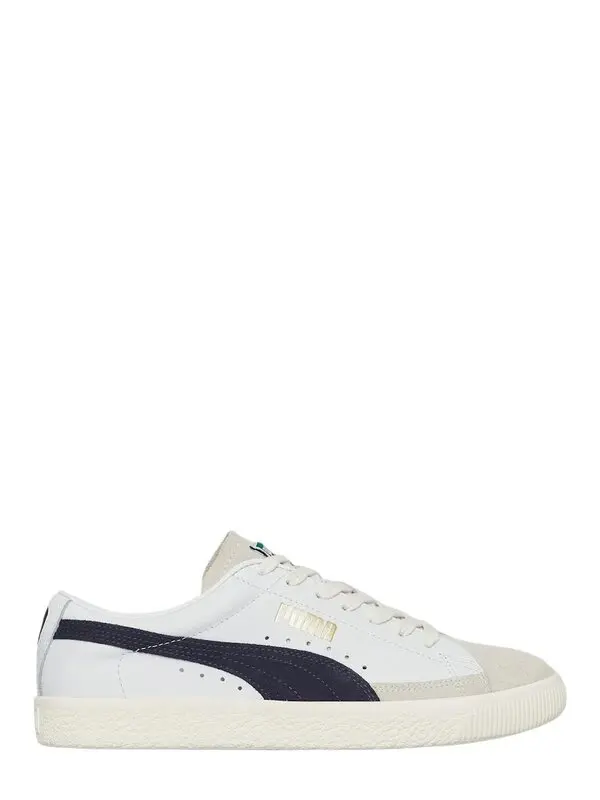 PUMA Basket Vintage Sneakers - Puma White/peacoat