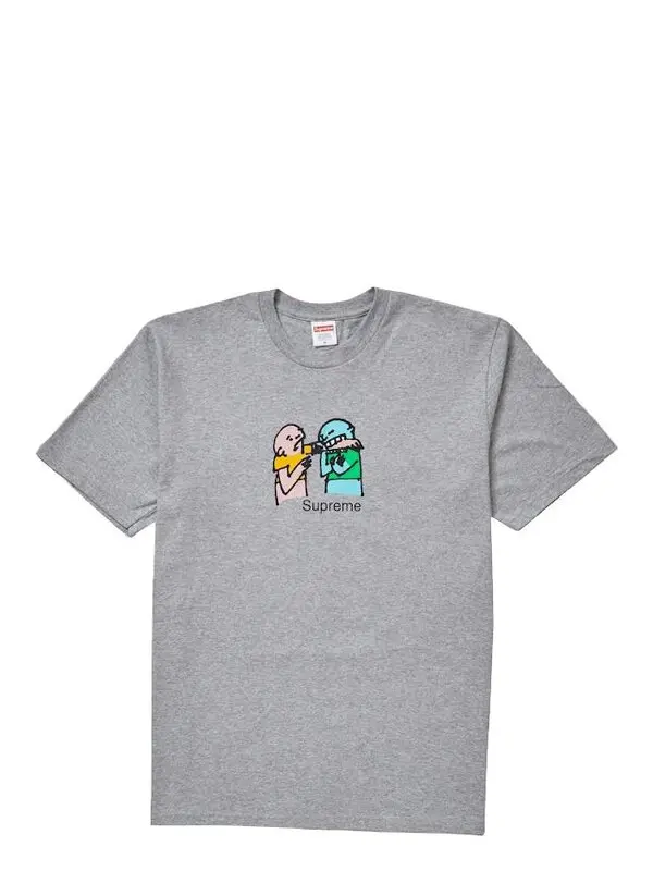 Supreme Bite Tee Shirt - Heather Grey