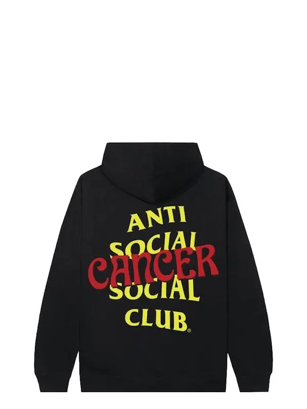 ANTI SOCIAL SOCIAL CLUB Cancer Print Hoodie - Black