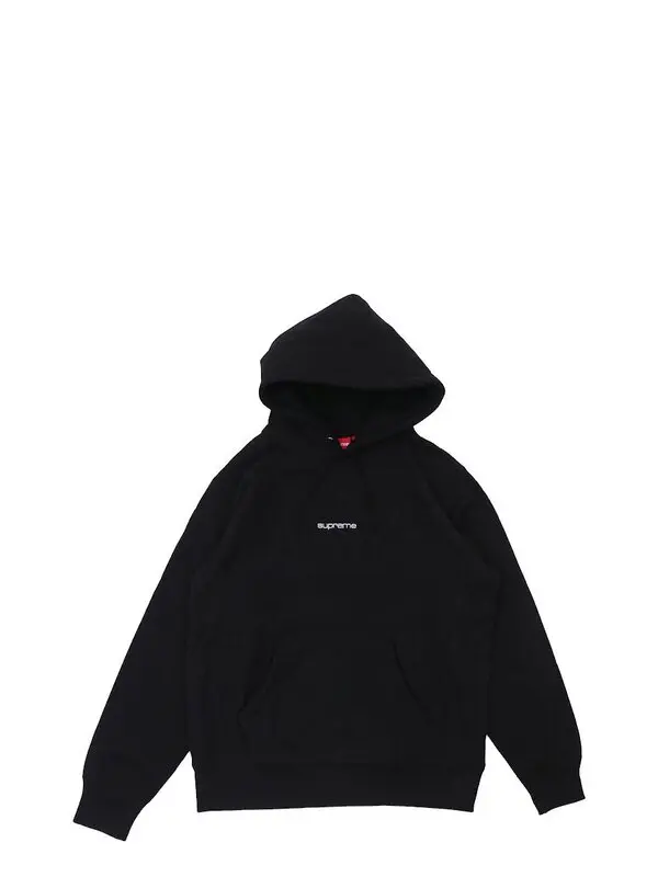 Supreme Compact Logo Hoodie - Black