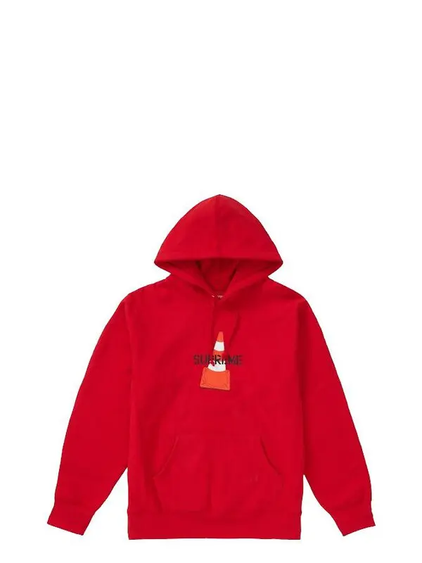 Supreme Cone Hooded Sweatshirt - Red