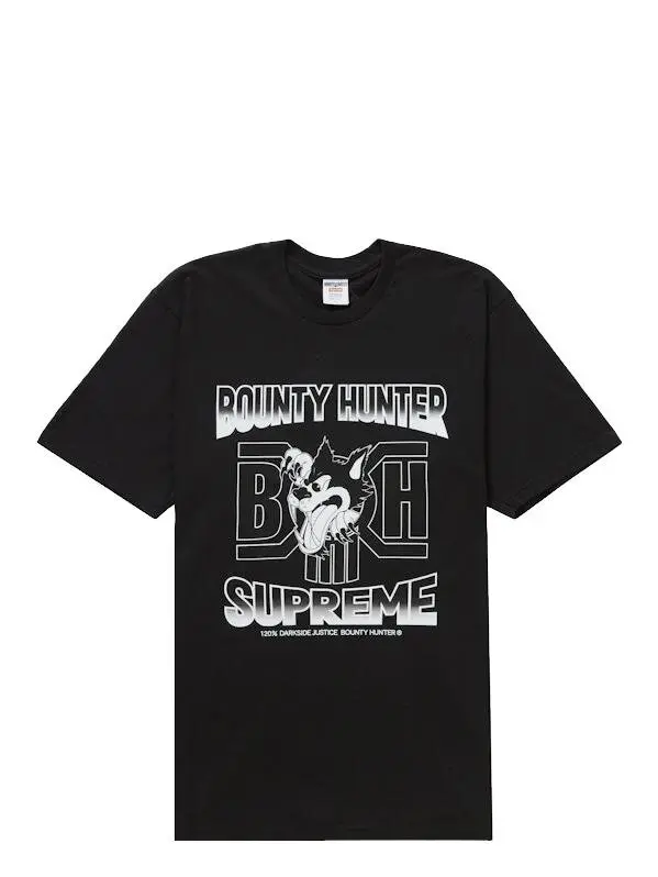 Supreme Bounty Hunter Wolf Tee Shirt - Black