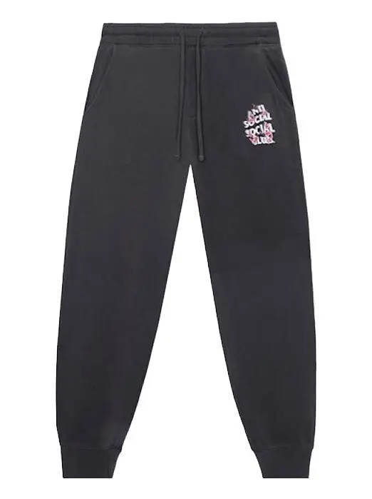 ANTI SOCIAL SOCIAL CLUB 3.0 Washed Sweatpants - Black