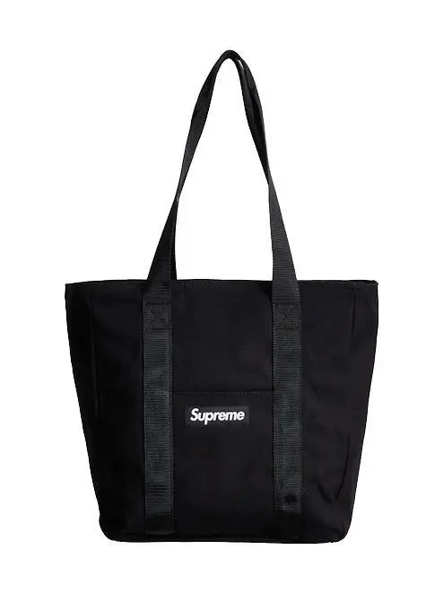 Supreme Canvas Tote - Black