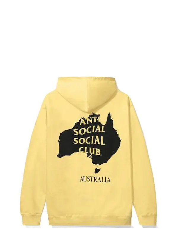 ANTI SOCIAL SOCIAL CLUB Australia Hoodie - Yellow