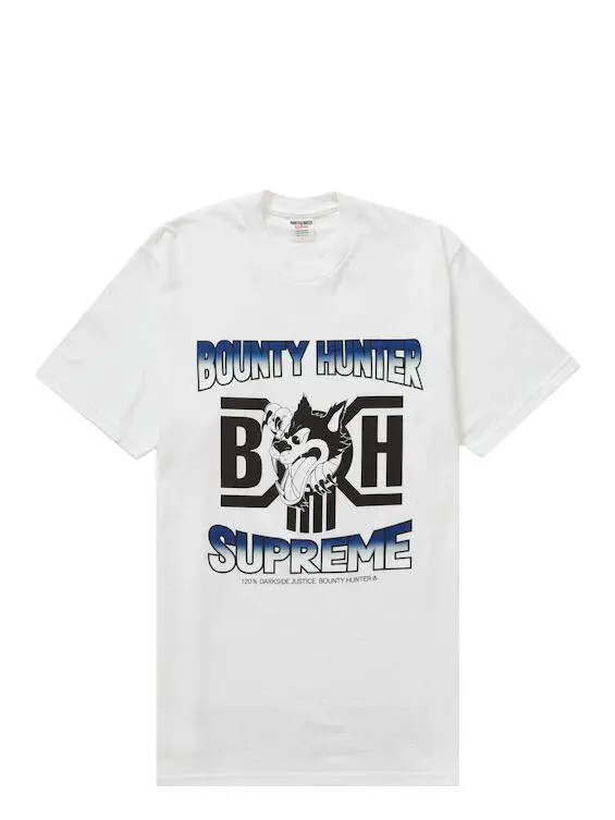 Supreme Bounty Hunter Wolf Tee Shirt - White