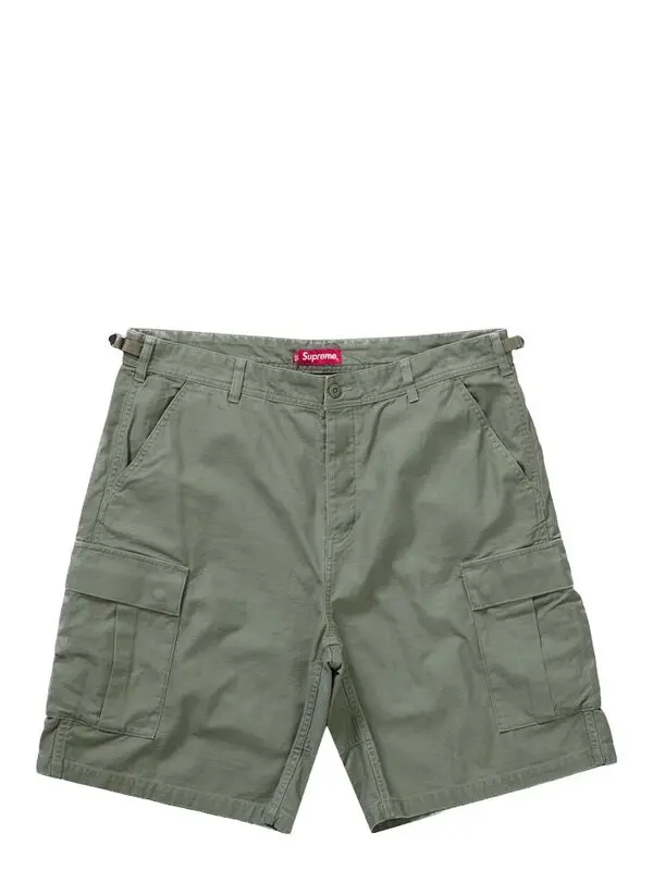 Supreme Cargo Shorts - Olive