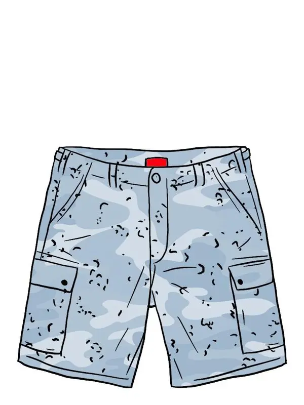 Supreme Cargo Short - Blue Chocolate Chip Camo
