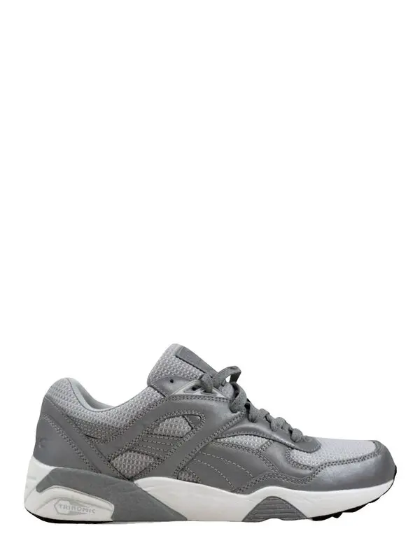 PUMA R698 Reflective Sneakers - Silver Metallic/black