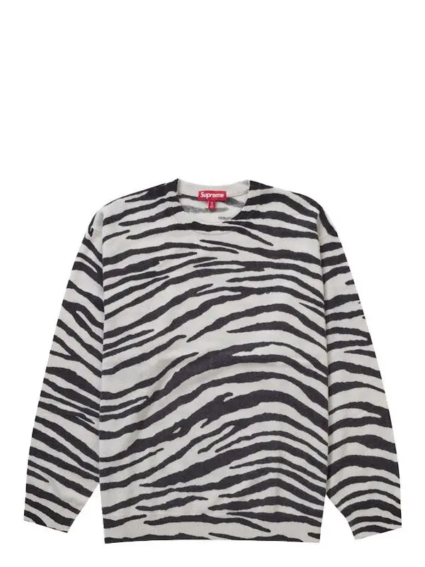 Supreme Cashmere Sweater - Zebra