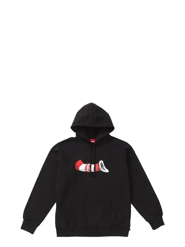 Supreme Cat In The Hat Hooded Sweatshirt - Black