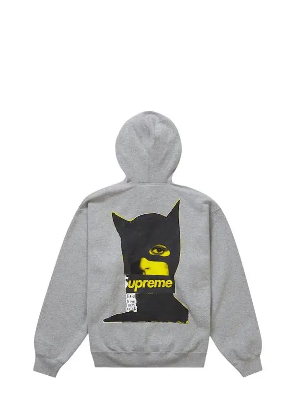Supreme Catwoman Hooded Sweatshirt - Heather Grey