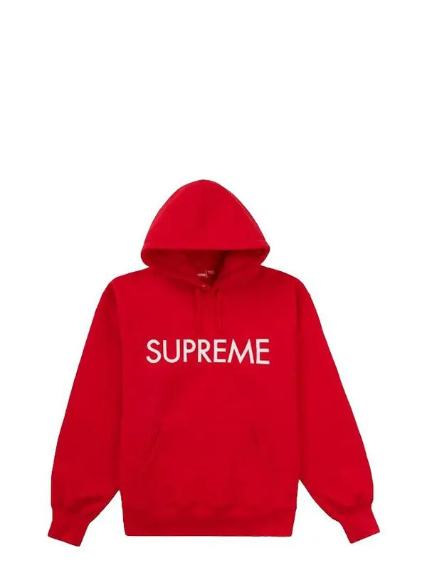 Supreme Hooded Sweatshirt - Red