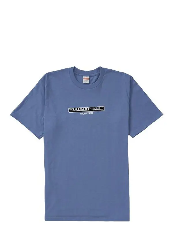 Supreme Connected Tee Shirt - Dusty Light Royal