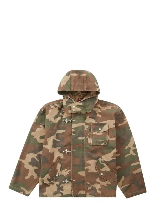 Supreme Canvas Clip Jacket - Tan Camo