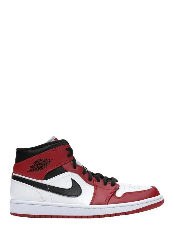 JORDAN 1 Mid Chicago Sneakers - White/gym Red/black