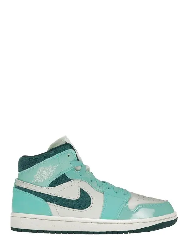 JORDAN 1 Mid Chenille - Bleached Turquoise/sky Blue J Teal/barely Green Sail