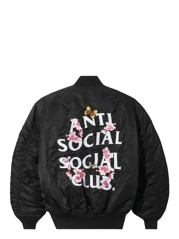 ANTI SOCIAL SOCIAL CLUB Alpha Industries X Assc Ma1 Jacket - Black