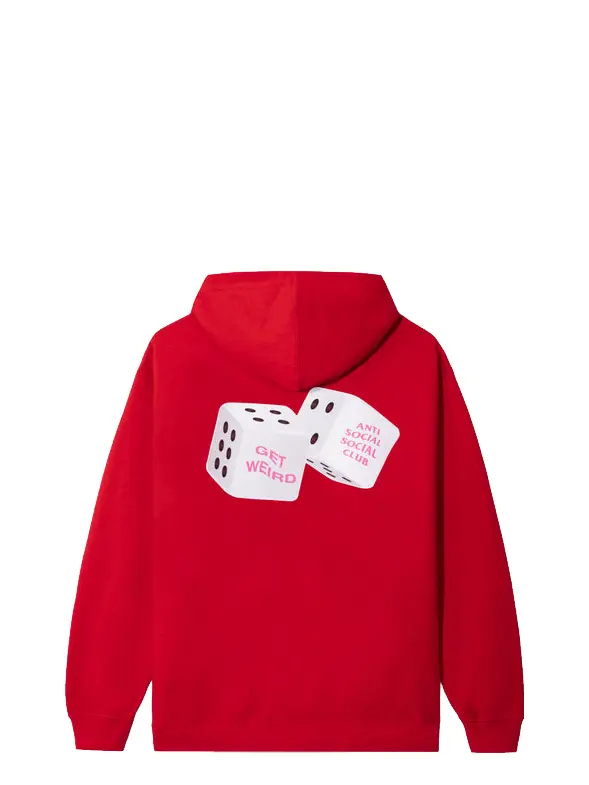 ANTI SOCIAL SOCIAL CLUB Best Of Luck Hoodie - Red