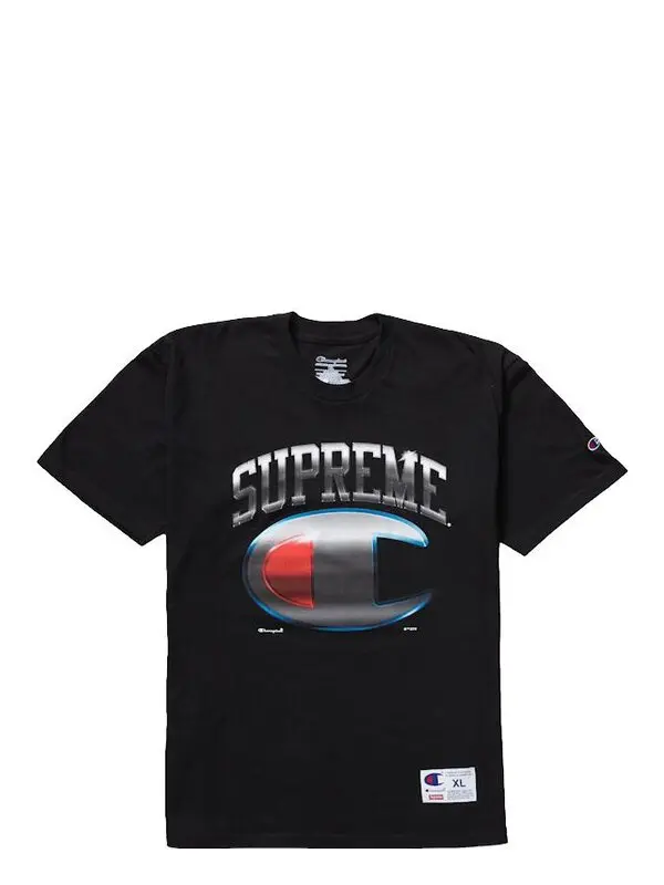 Supreme Champion Chrome Short Sleeve Top - Black