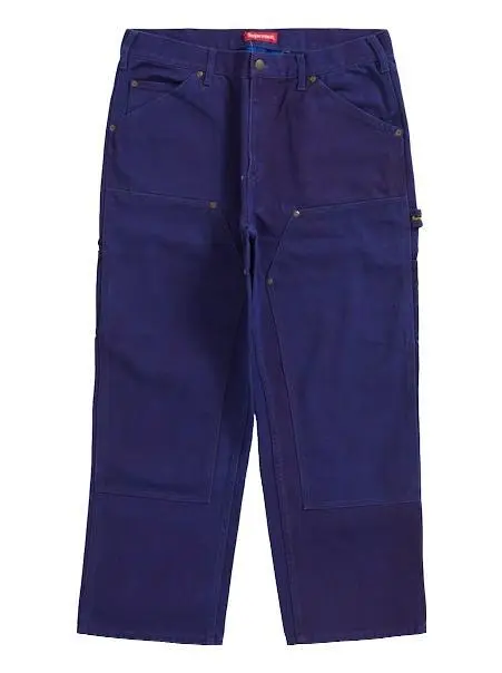 Supreme Canvas Double Knee Painter Pant - Blue
