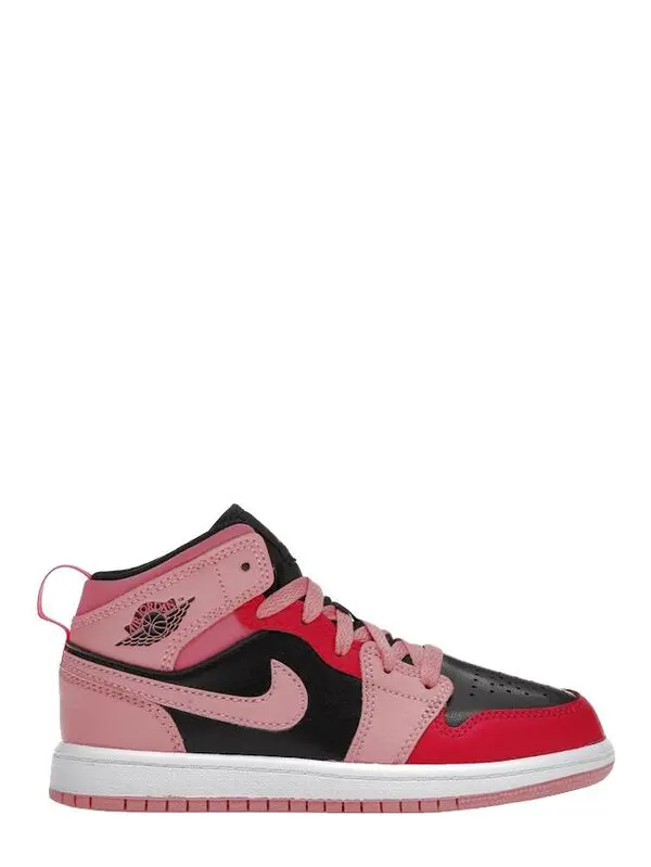 JORDAN Mid Sneakers - Coral Chalk/rush Pink/black