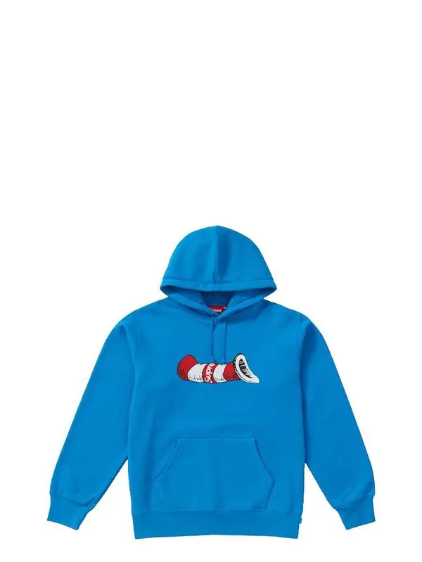 Supreme Cat In The Hat Hooded Sweatshirt - Bright Royal