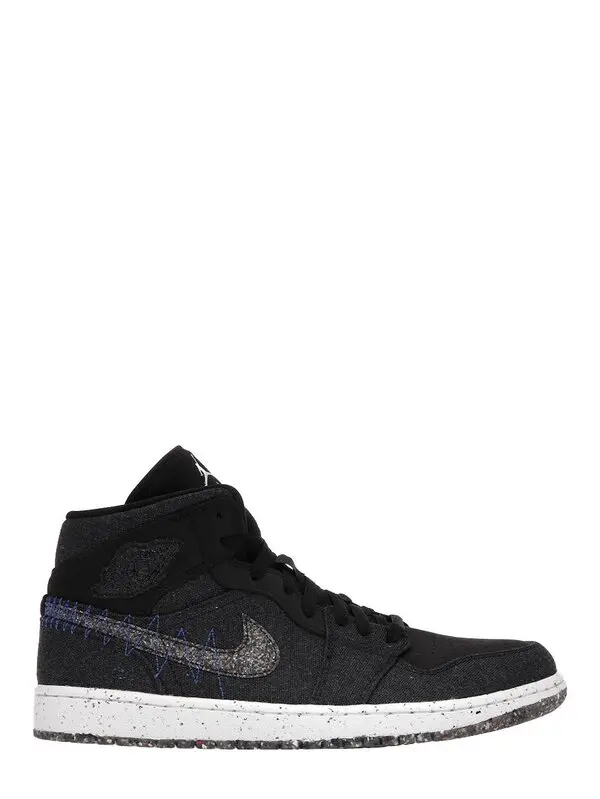 JORDAN 1 Mid Crater Sneakers - Black