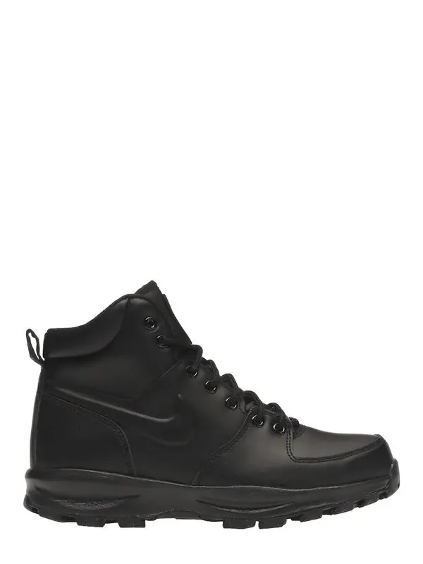 Nike Leather Lace Up Boots - Black