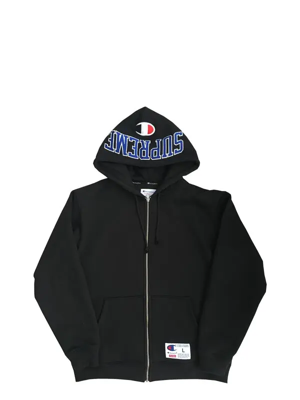Supreme Champion Arc Logo Zip Up Sweat - Black