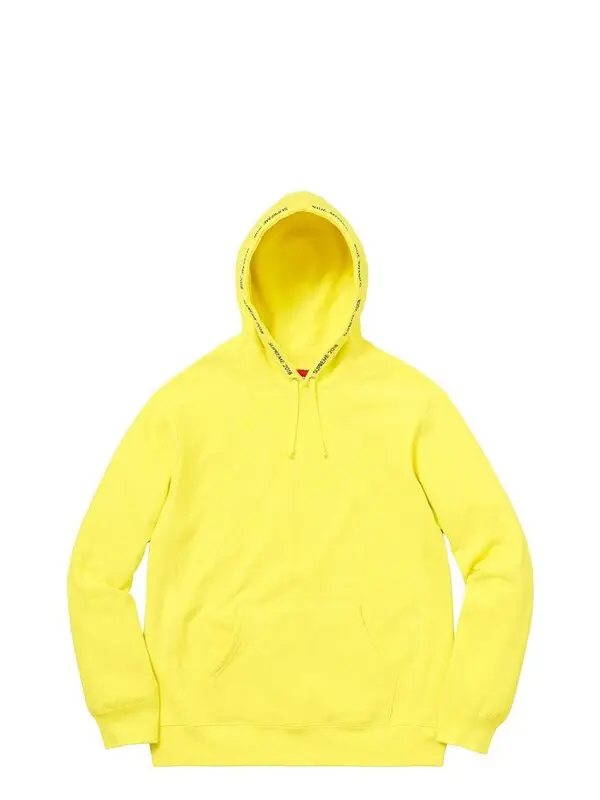 Supreme Channel Hooded Sweatshirt - Lemon