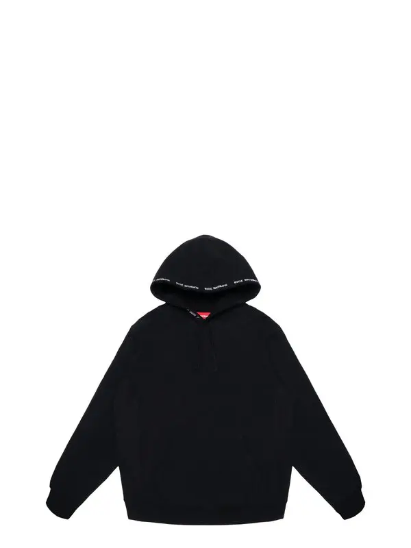 Supreme Channel Hooded Sweatshirt - Black