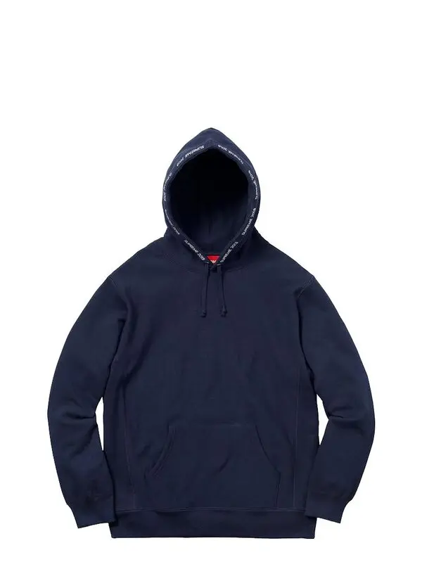 Supreme Channel Hooded Sweatshirt - Navy Blue