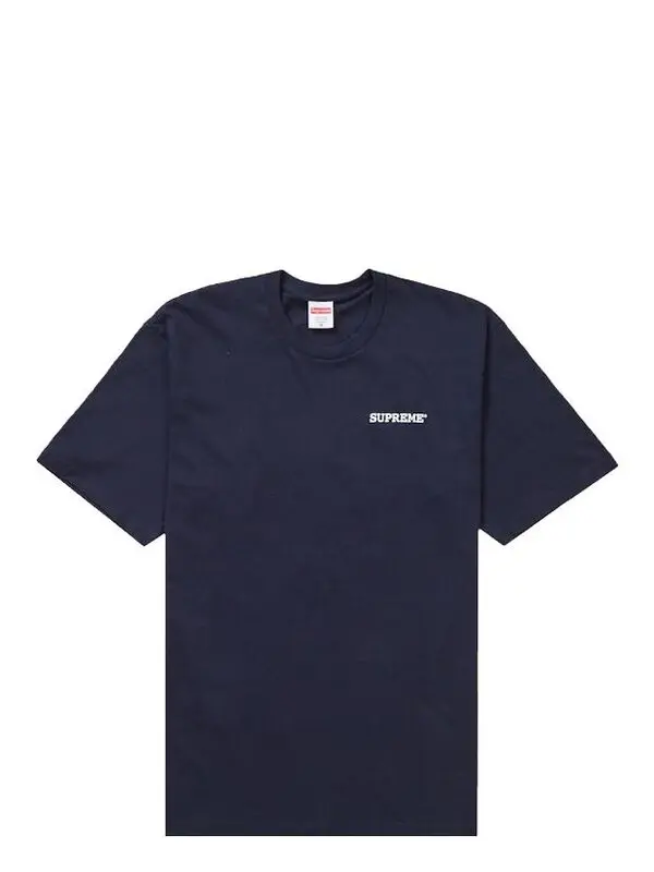 Supreme Patchwork Tee Shirt - Navy Blue