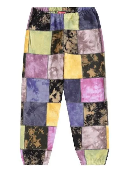 Supreme Patchwork Sweatpant - Tie Dye