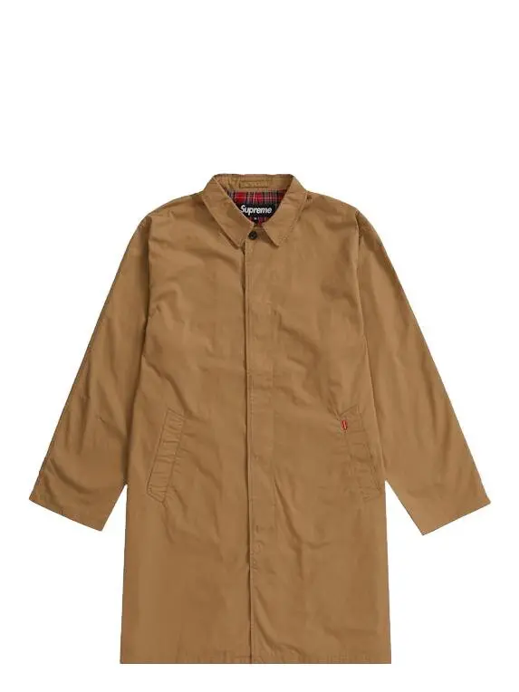 Supreme Pil Trench Coat - Tan