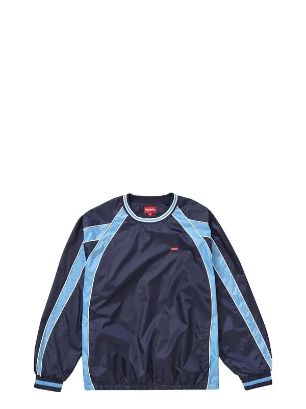 Supreme Piping Warm Up Pullover - Blue