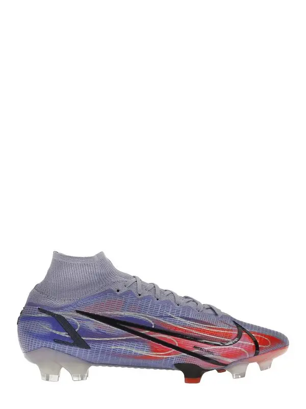 Nike Mercurial Superfly Fg Kylian Mbappe Flames - Light Thistle/indigo Burst/bright Crimson