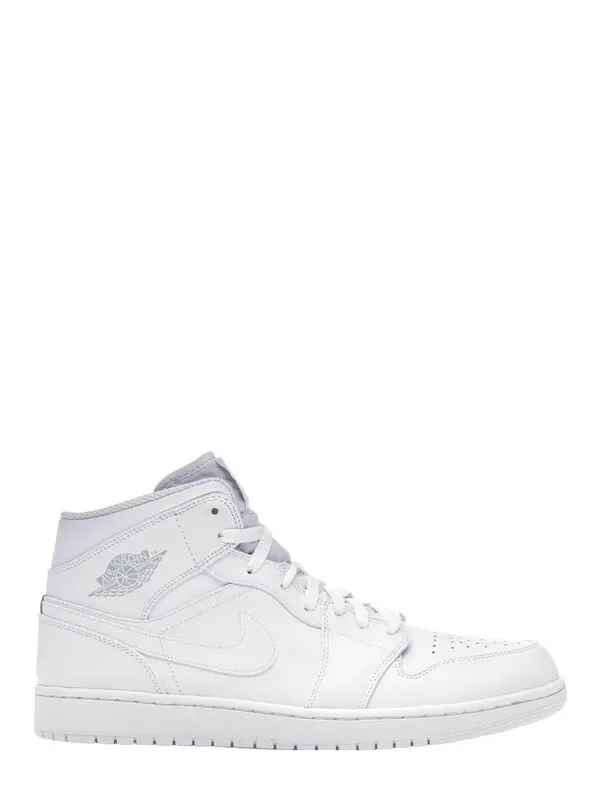 JORDAN 1 Mid Sneakers - White/pure Platinum