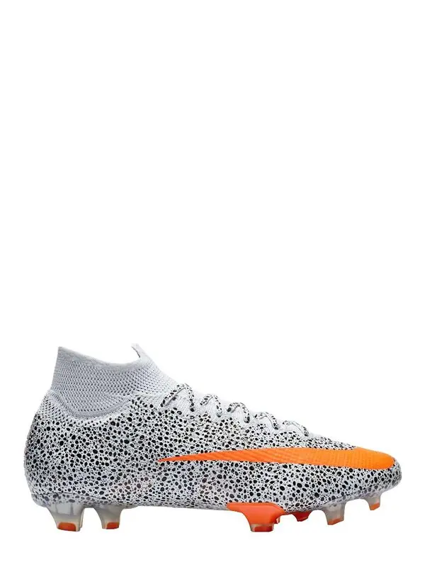 Nike Mercurial Superfly Elite Cr7 Fg Safari - White/black/total Orange