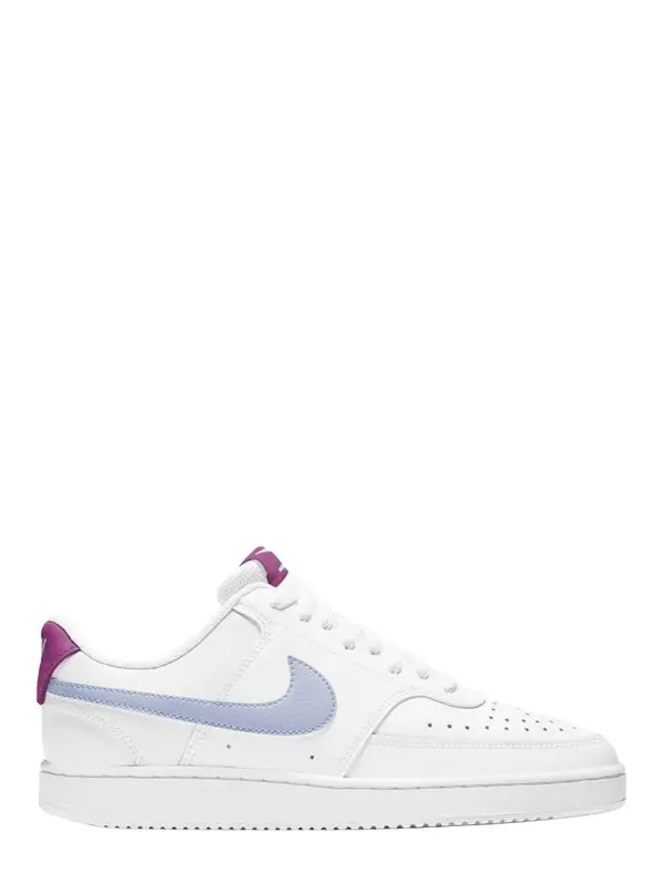 Nike Court Vision Low Sneakers - White/hydrogen Blue/fire Pink