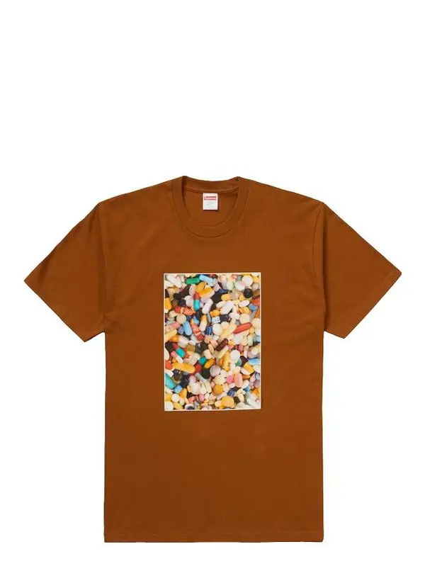 Supreme Pills Tee Shirt - Brown
