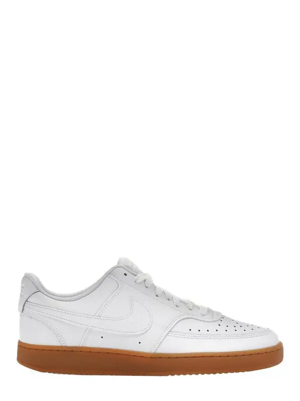 Nike Court Vision Low Gum Sneakers - White/photon Dust/gum Light Brown