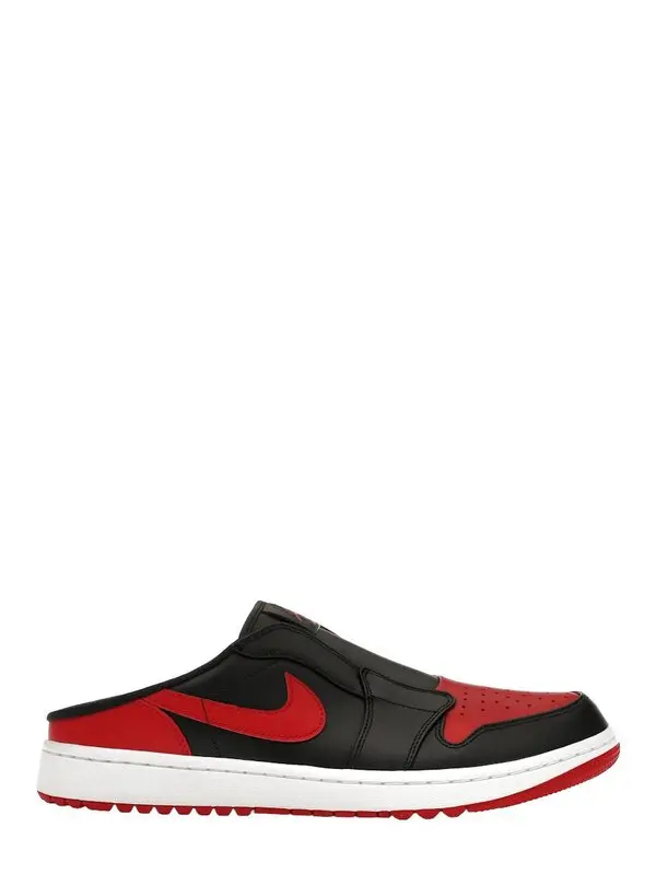 JORDAN 1 Mule Golf Bred - Black/white/varsity Red