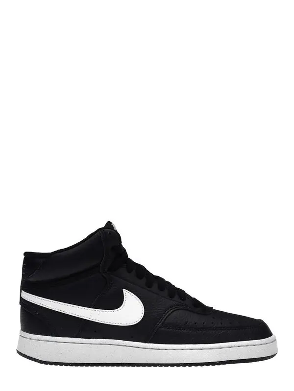 Nike Court Vision Mid Next Nature Sneakers - Black/white