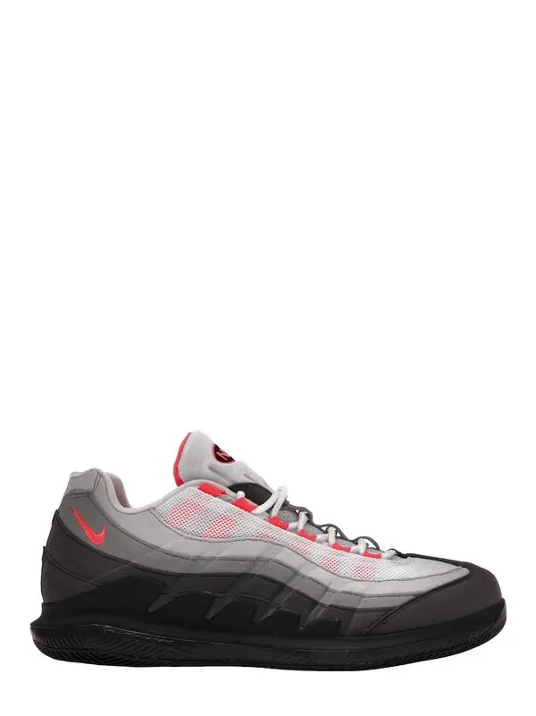 Nike Court Zoom Vapor X Air Max 95 Sneakers - White/neutral Grey/medium Grey