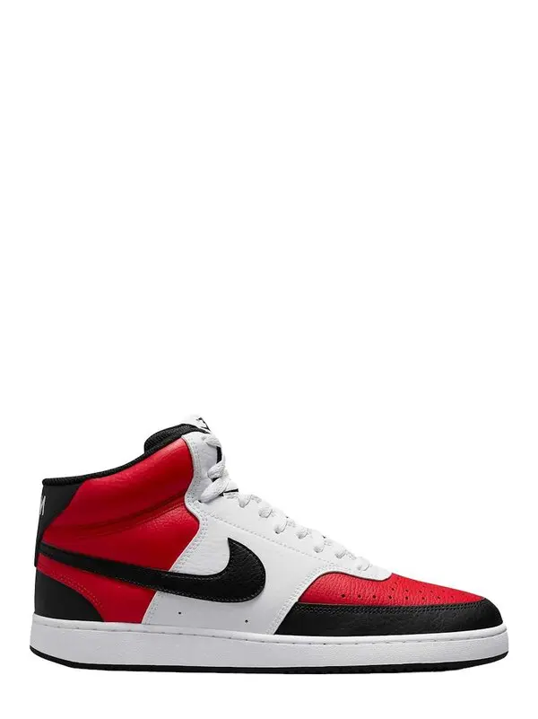 Nike Court Vision Mid Sneakers - University Red/white/black