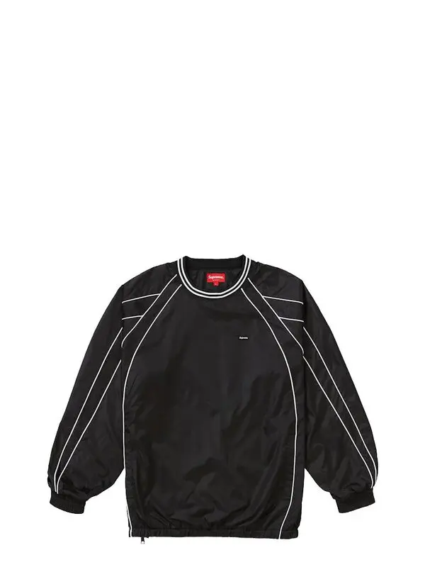 Supreme Piping Warm Up Pullover - Black
