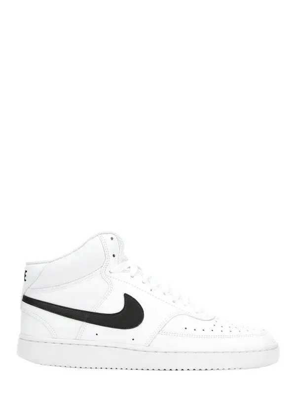 Nike Court Vision Mid Sneakers - White/black
